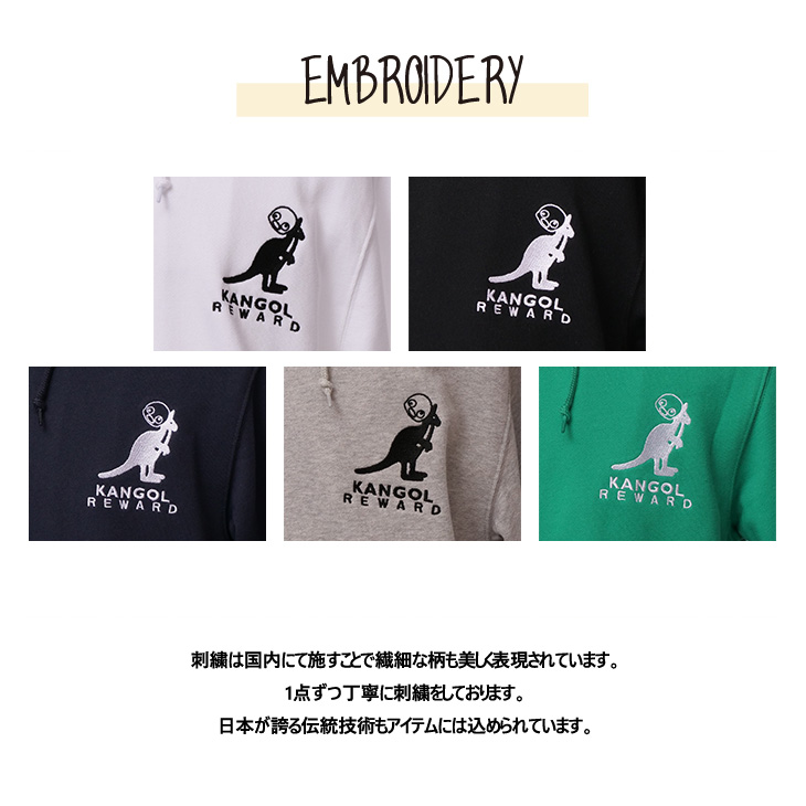 【完全受注生産】ばなな×KANGOL REWARD コラボ企画！ZIPパーカー